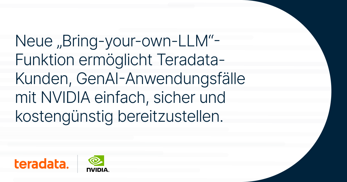 Teradata Makes Real-World GenAI Easier I Teradata